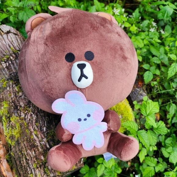 Small Pets | Line Friends Brown Bear Plush Mini Friend Official ...
